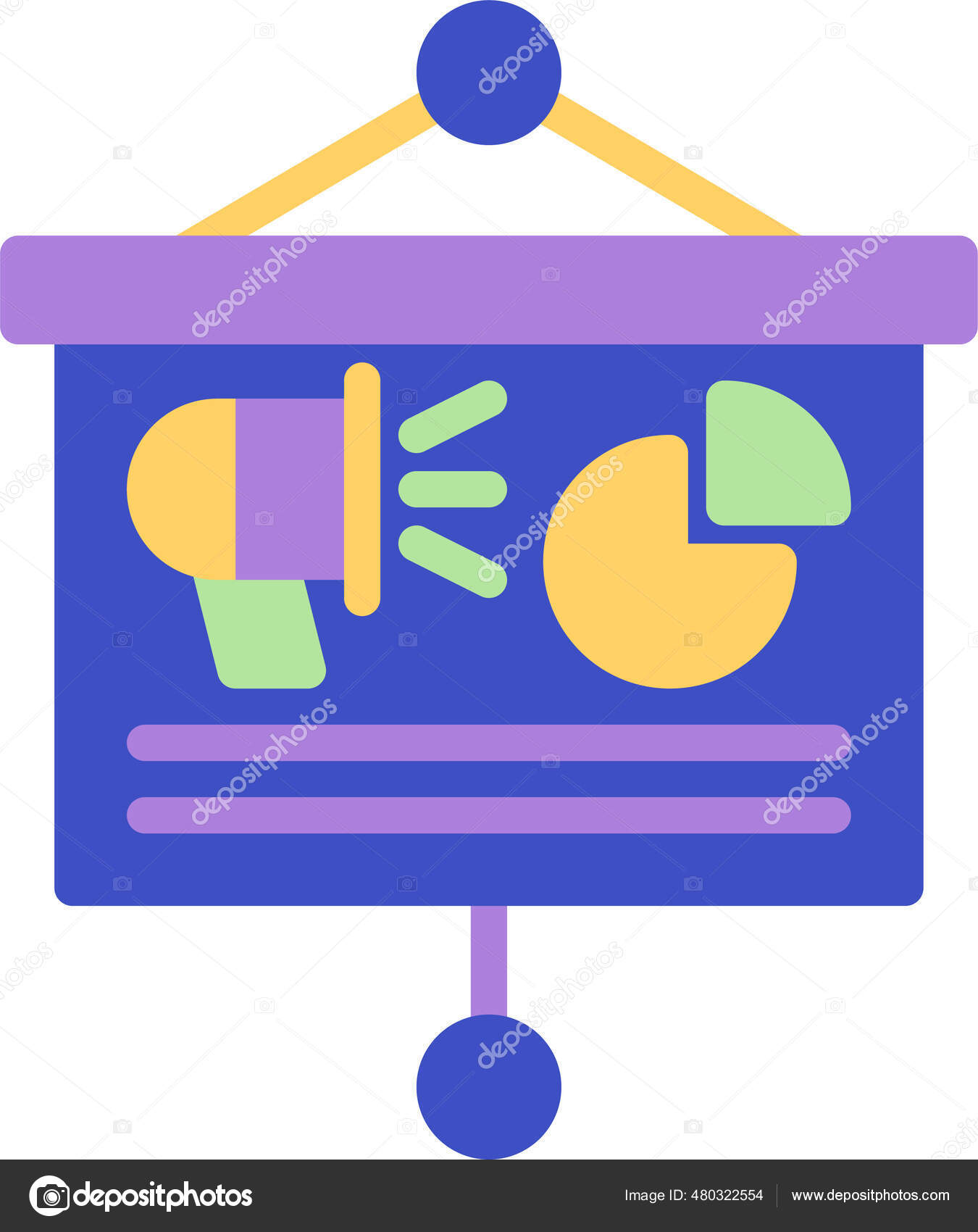 Diagram Marketing Presentation Icon Stock Vector by ©iconfinder 480322554