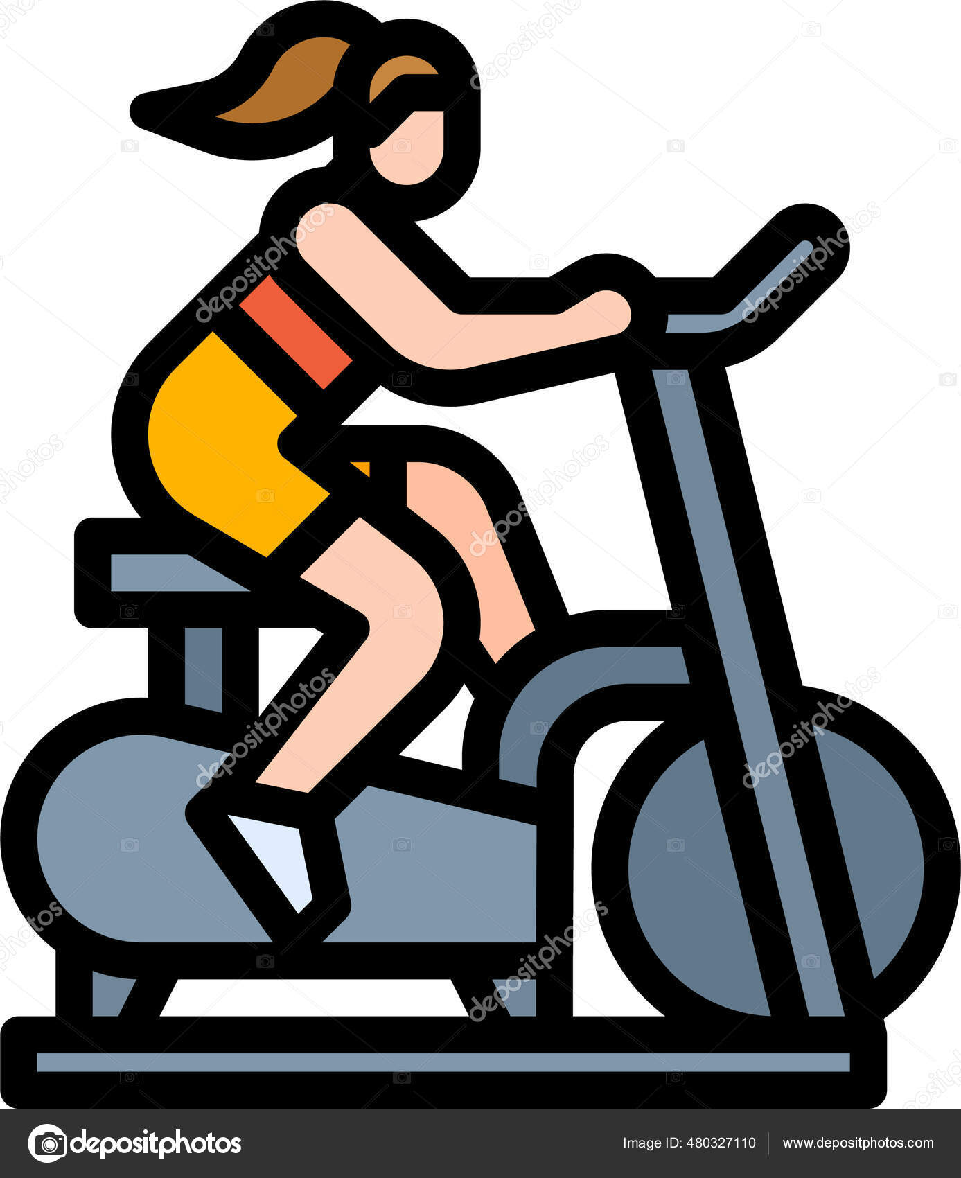 Exercise Bike Clipart