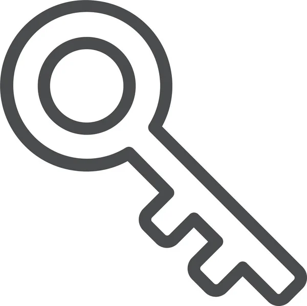 Skeleton key outline Vector Art Stock Images | Depositphotos