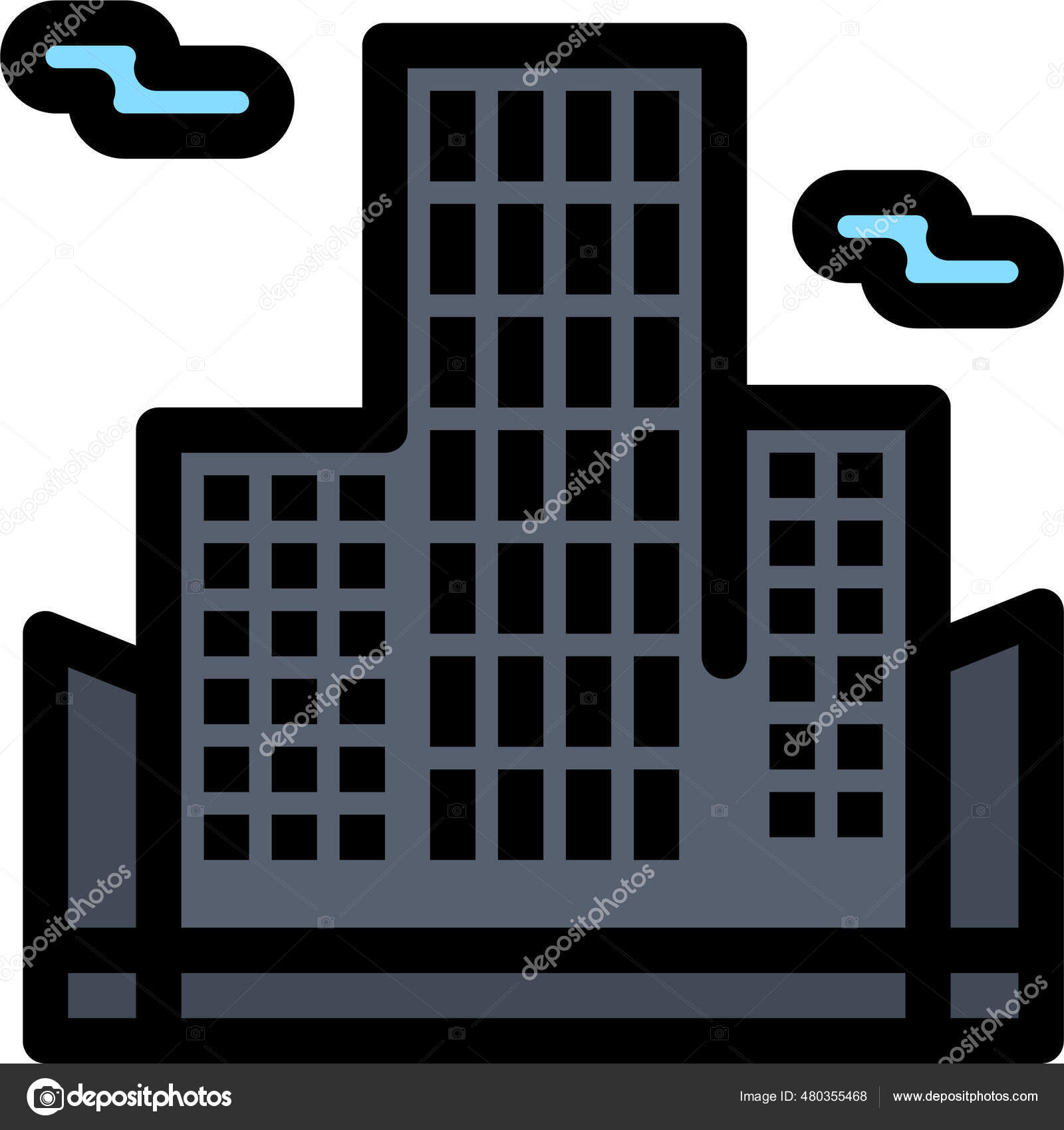 Edificio Icono Vector Png