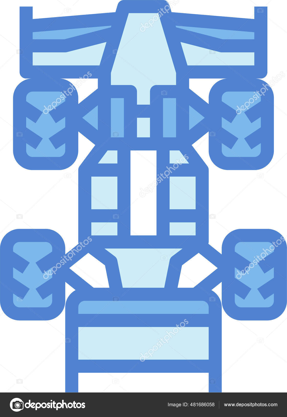 Competition Kart Karting Icon Stock Vector by ©iconfinder 481686058