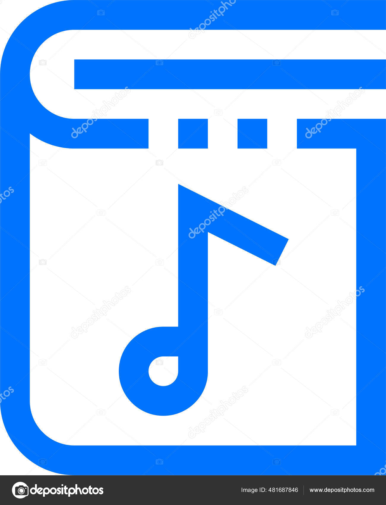 Book Data Documents Icon Outline Style Stock Vector Image by ...