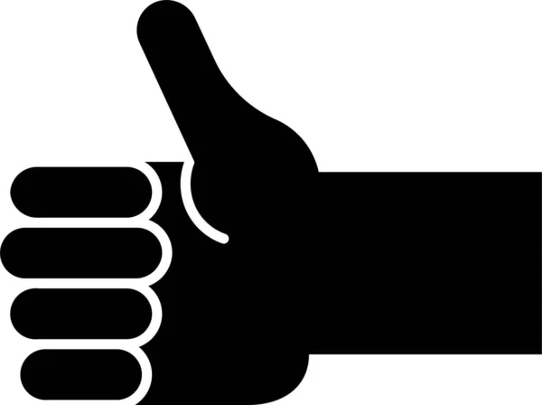 Gesture Good Hand Icon Solid Style Stock Vector by ©iconfinder 534317126