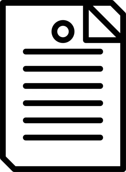 Task Report File Icon Outline Style Stock Vector by ©iconfinder 526549918