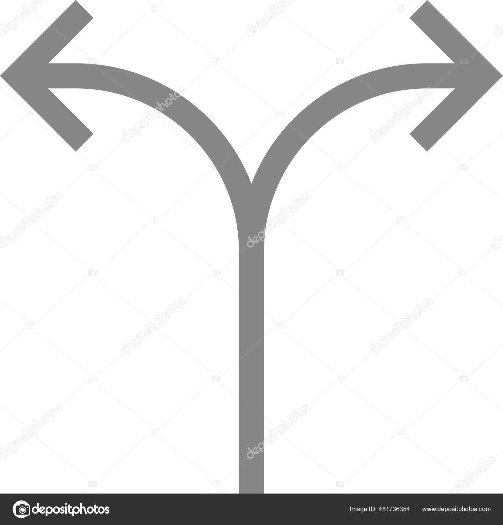 Arrow Direction Move Icon Outline Style Stock Vector by ©iconfinder ...