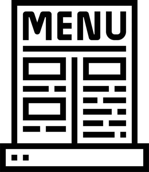 Menu font imágenes de stock de arte vectorial | Depositphotos