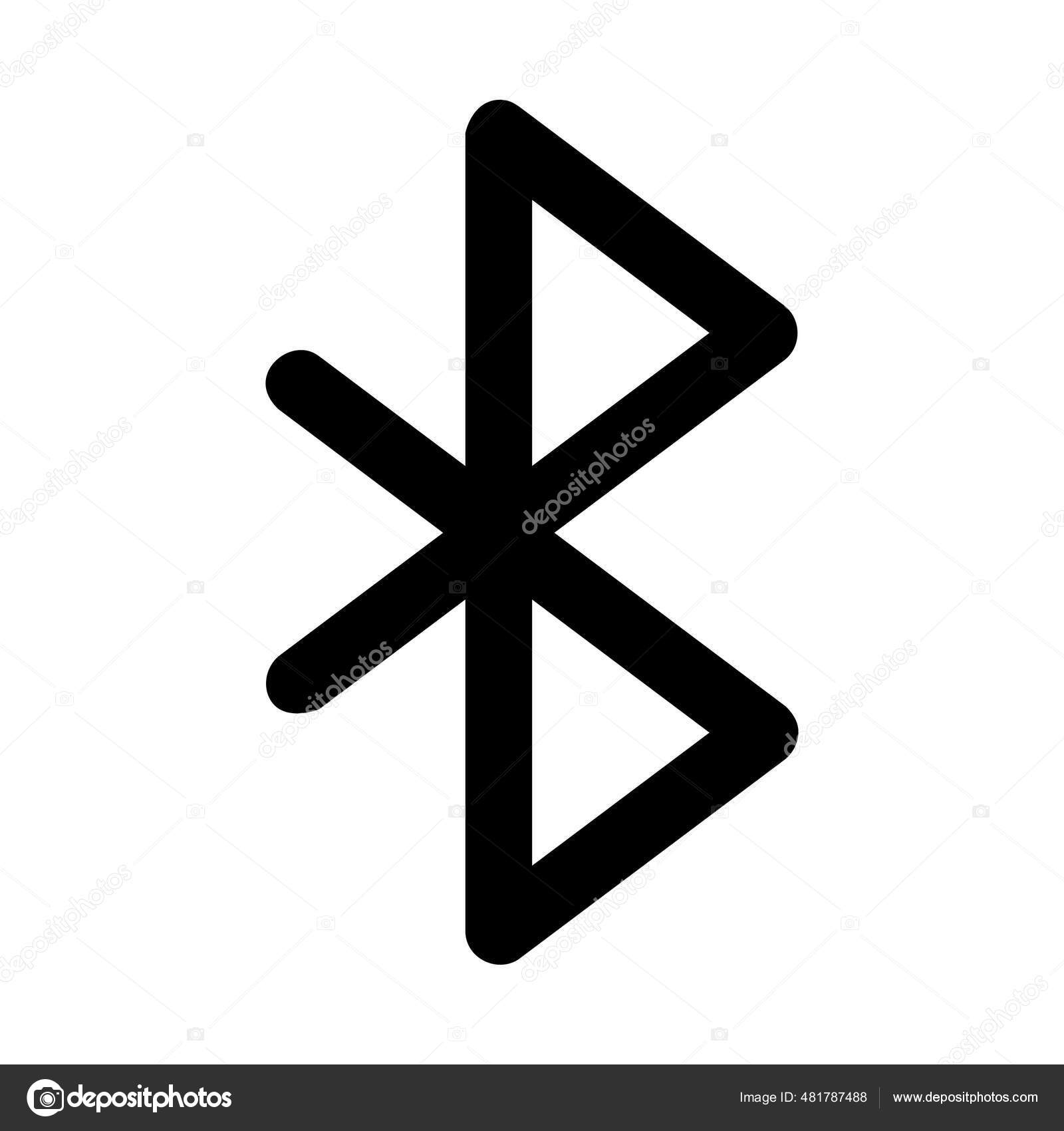 Bluetooth Communication Data Icon Outline Style Stock Vector Image by ...