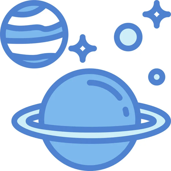 Uranus Planet Symbol On Flag