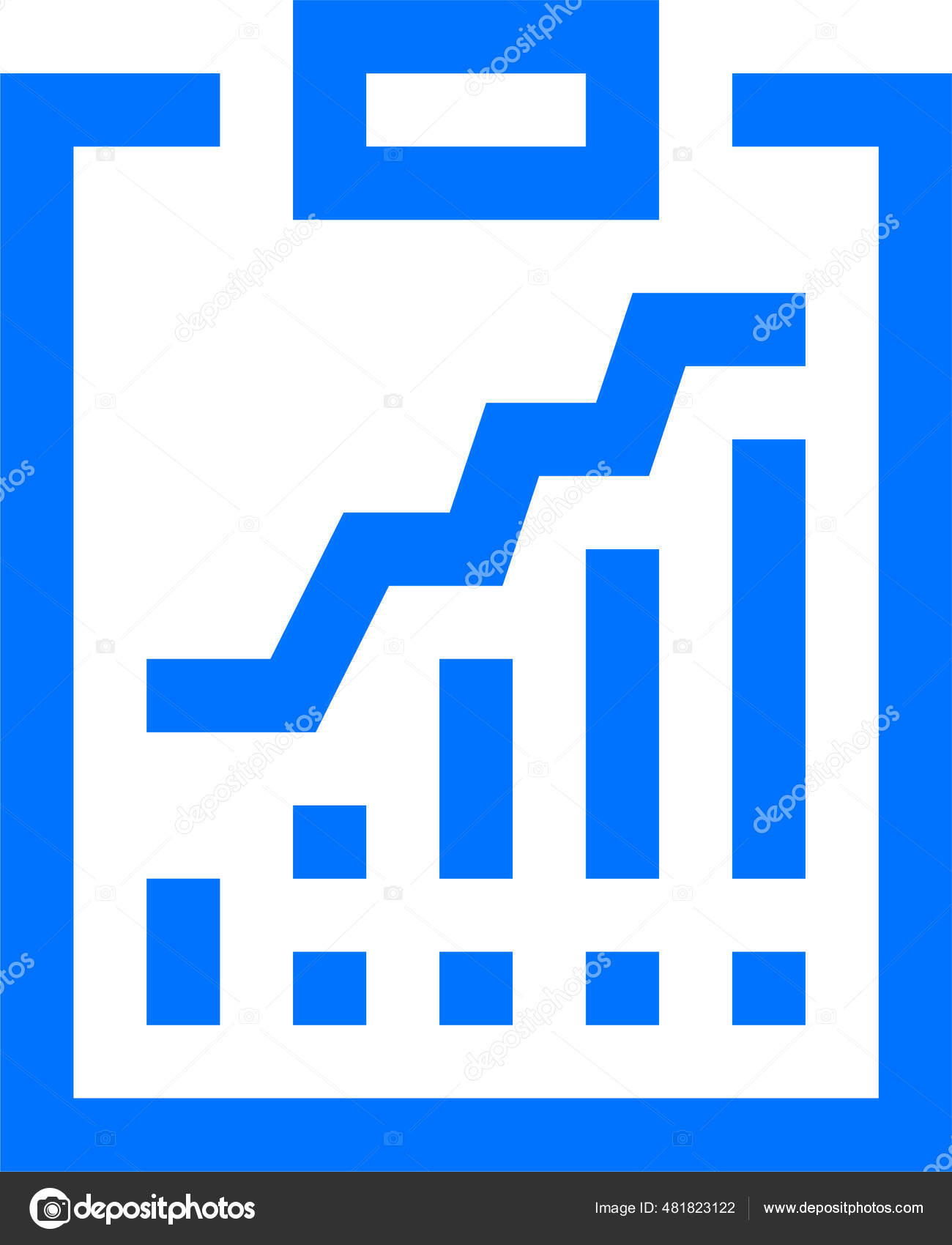 Assessment Chart Data Icon Outline Style Stock Vector by ©iconfinder ...