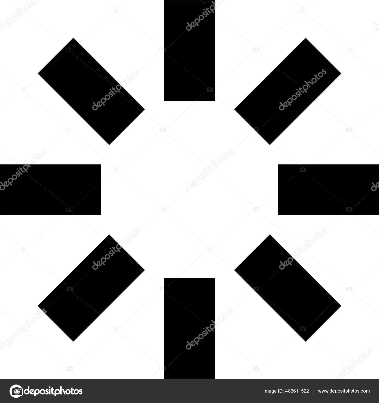 Spinner Loading Spanner Icon Solid Style Stock Vector by ©iconfinder ...