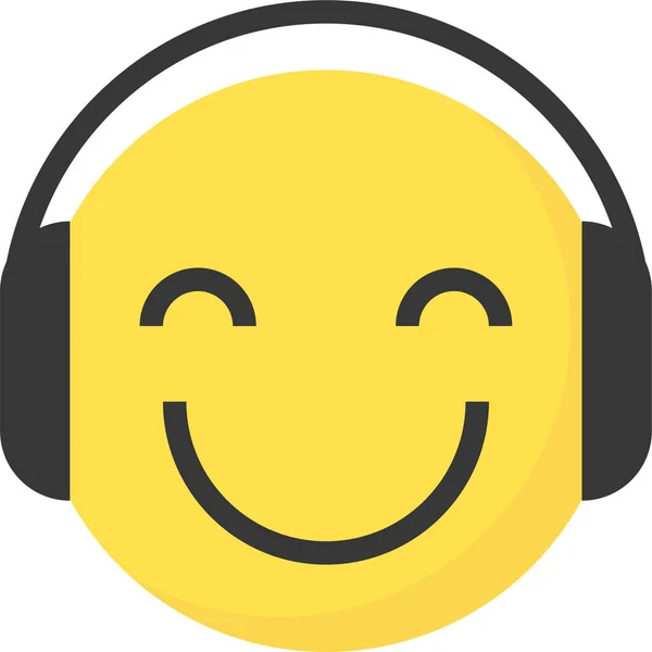 Headset Smiley Face Clip Art