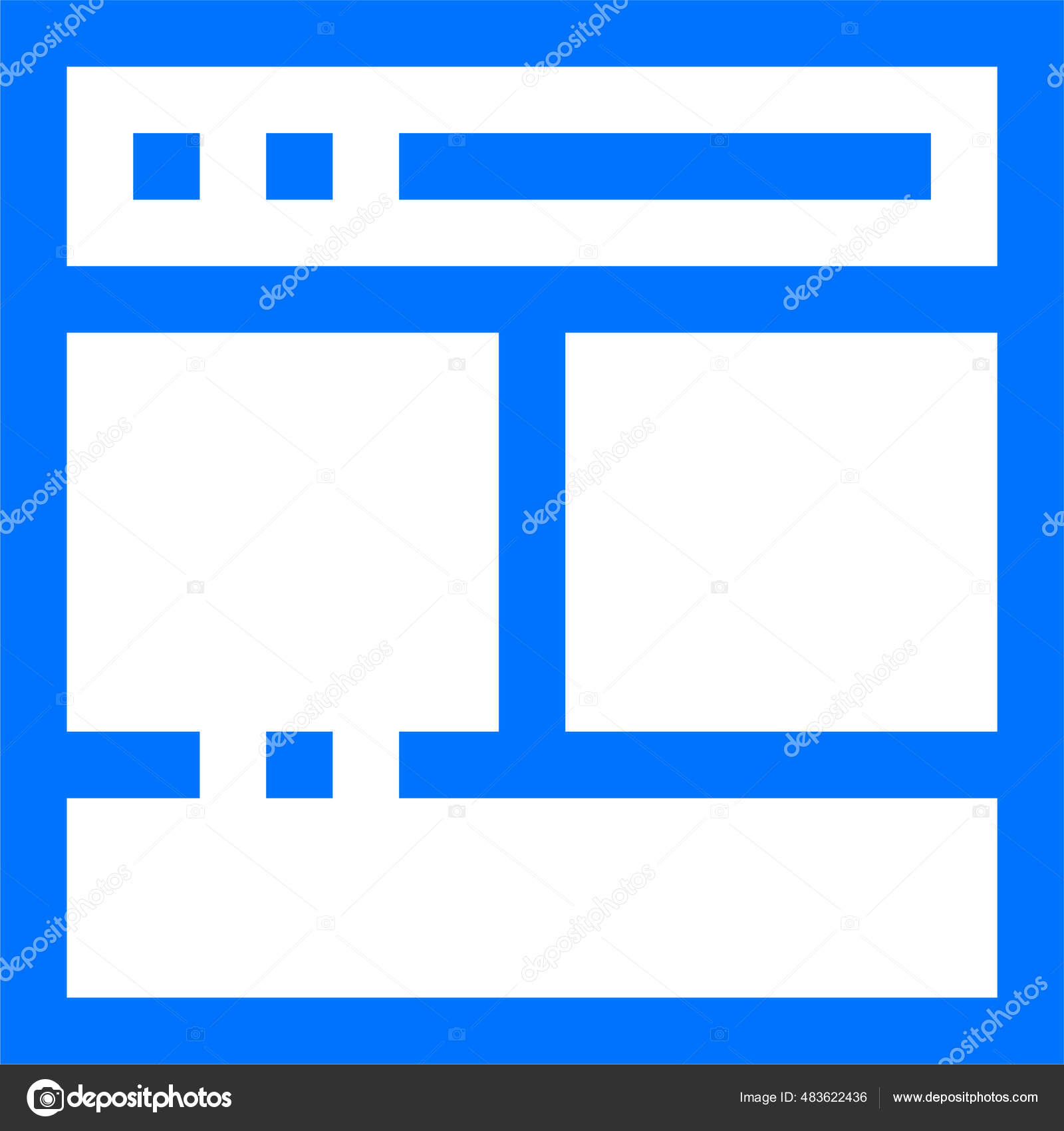 Ikon Tata Letak Diagram Alur Peramban Vektor Stok oleh ©iconfinder ...