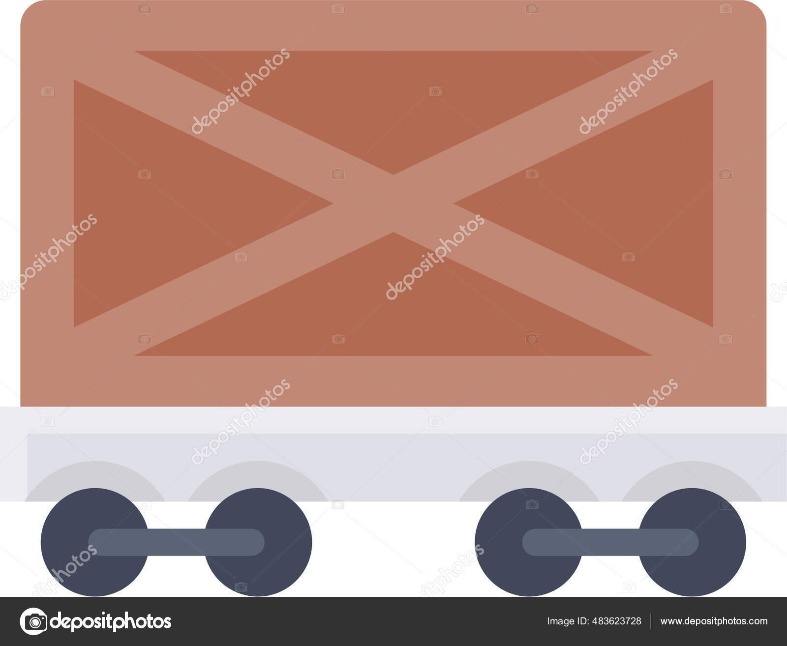 Transport Vehicle Bogie Icon Stock Vector Image by ©iconfinder #483623728