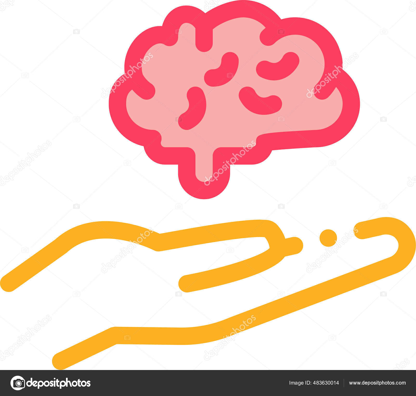 Brain Degenerative Disease Icon Stock Vector by ©iconfinder 483630014