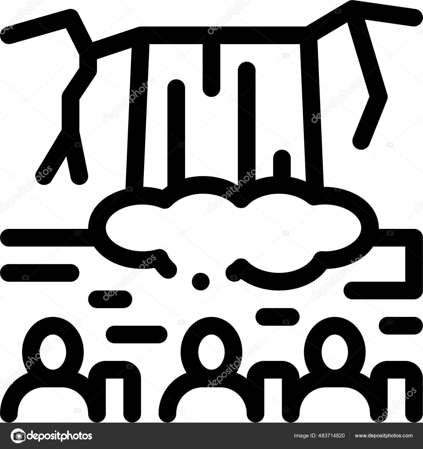 Extreme Human Linear Icon Stock Vector by ©iconfinder #483714820