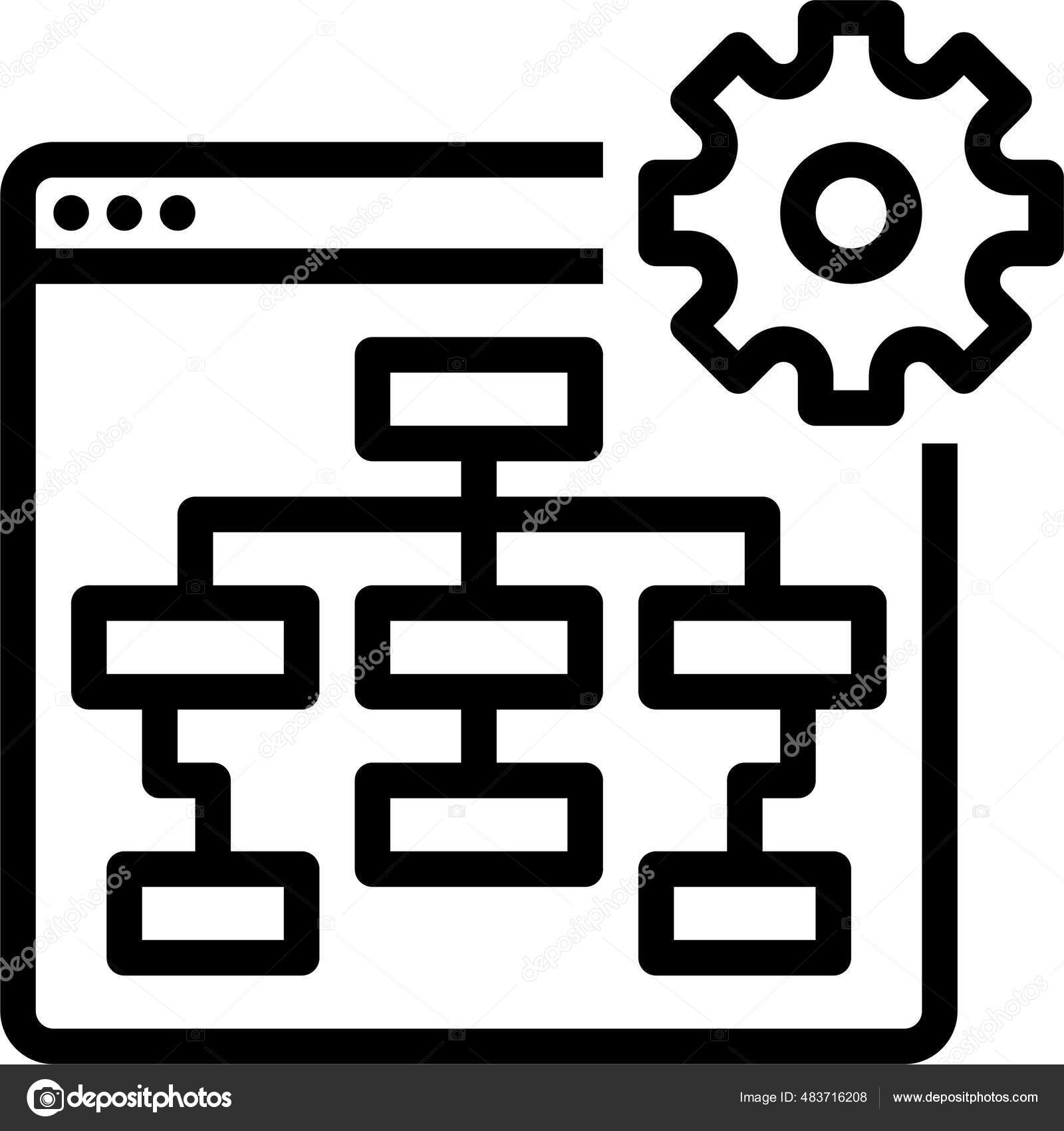 Software Process Plan Icon Stock Vector by ©iconfinder 483716208