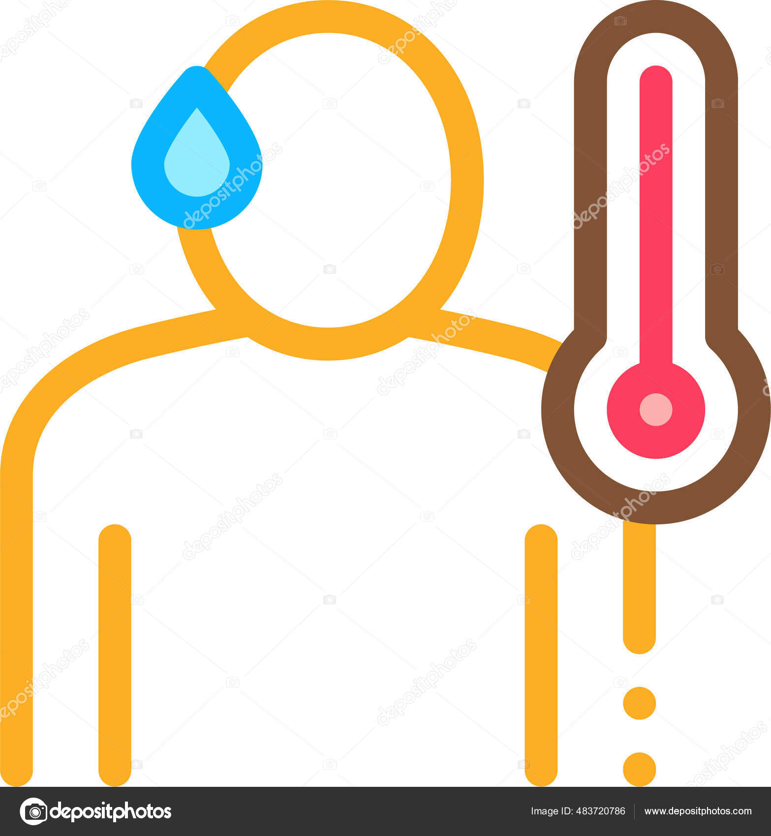 Body Dengue Illness Icon Stock Vector by ©iconfinder 483720786