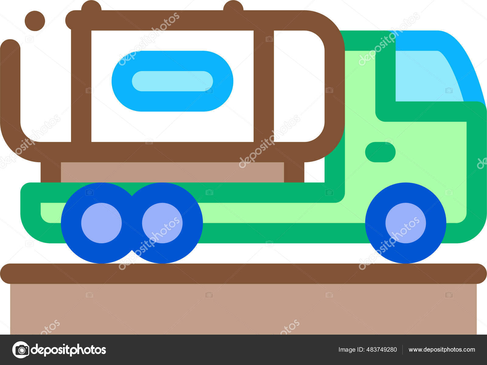 Concentrate Delivering Factory Icon Stock Vector Image by ©iconfinder ...