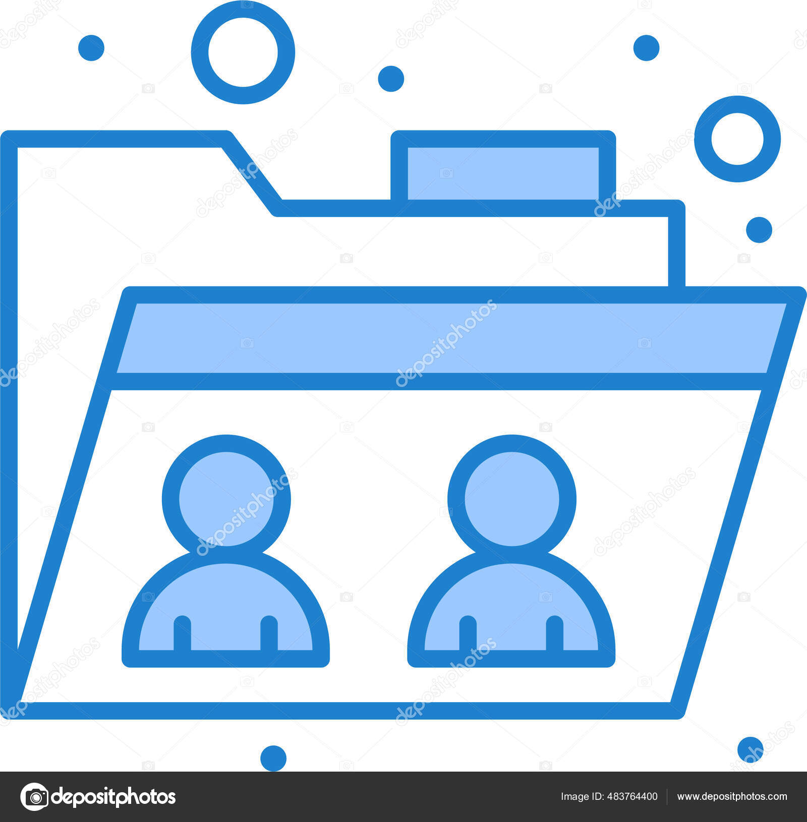Icono Carpeta Archivo Datos Vector de stock por ©iconfinder 483764400