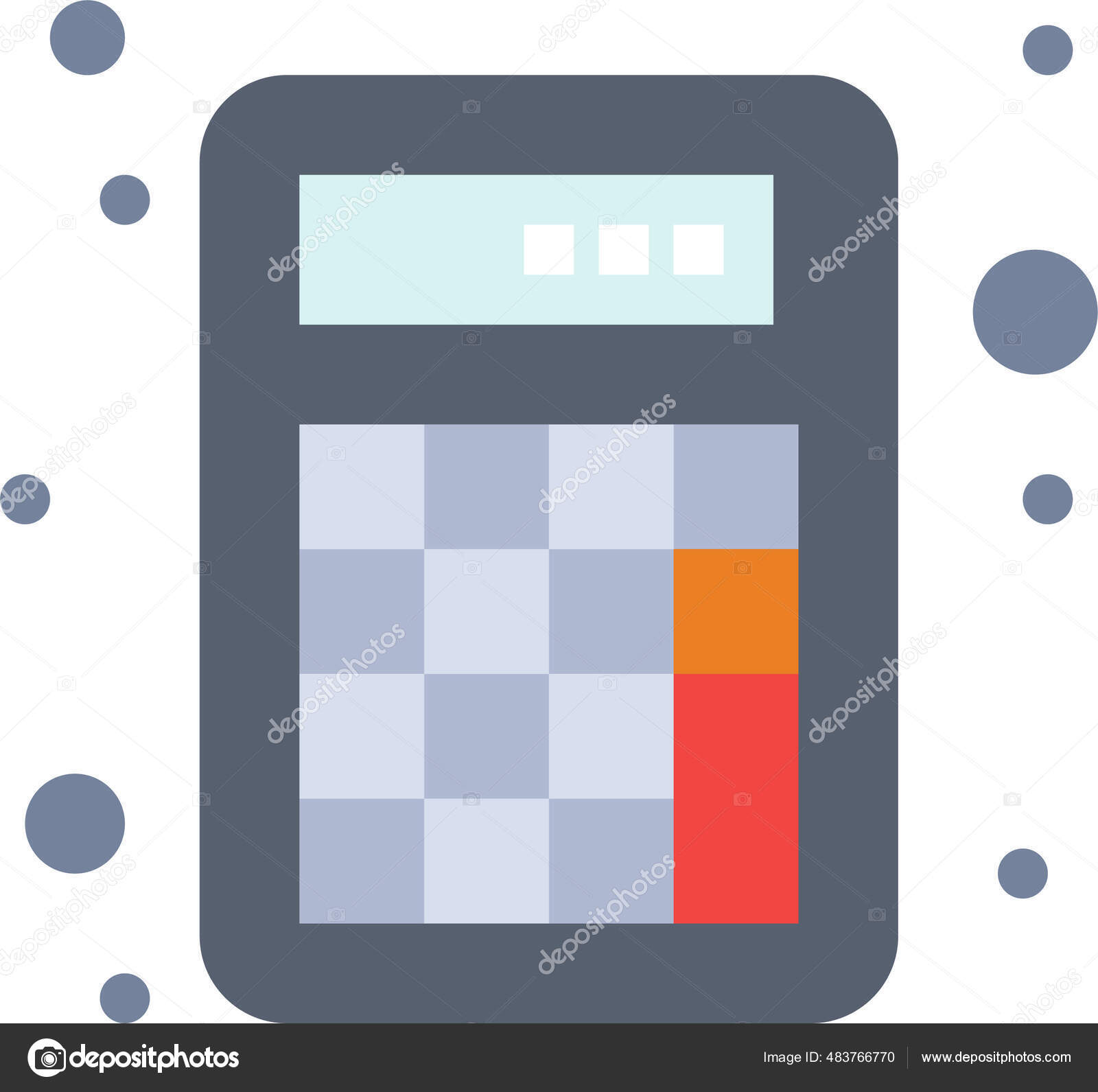 Ikon Kalkulator Akuntansi Vektor Stok oleh ©iconfinder 483766770