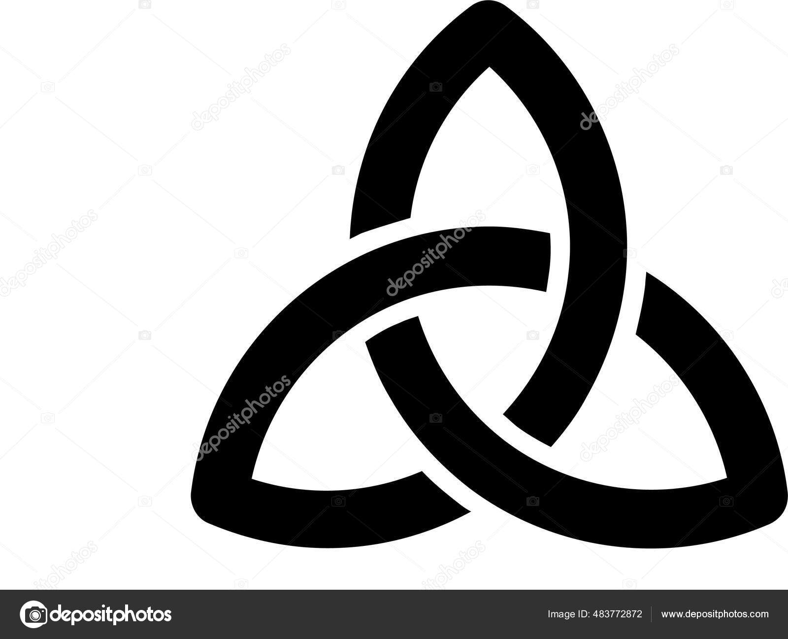 Celtic Knot Decoration Knot Icon Solid Style Stock Vector by ...