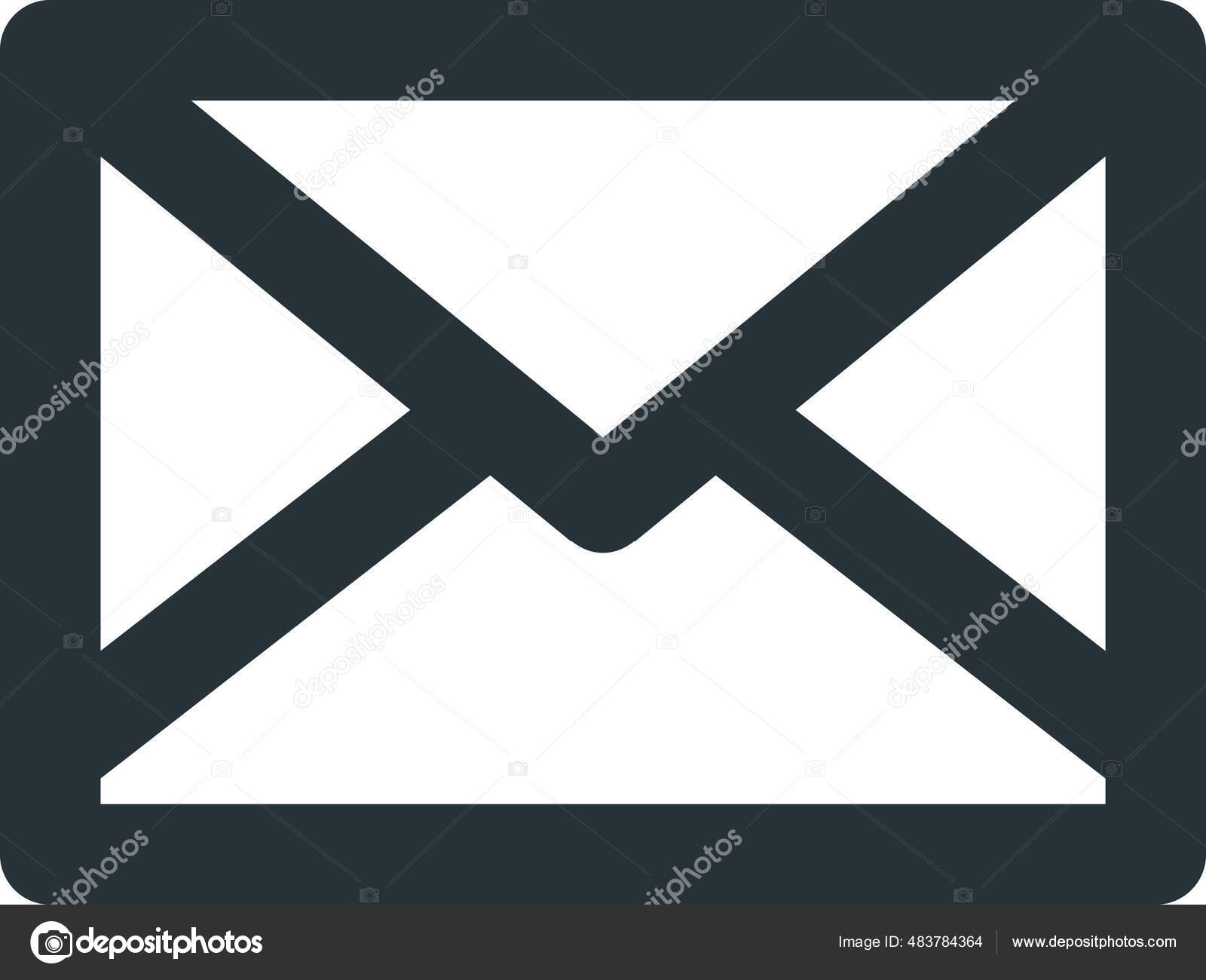 Closed Communication Email Icon Outline Style Stock Vector Image by ...