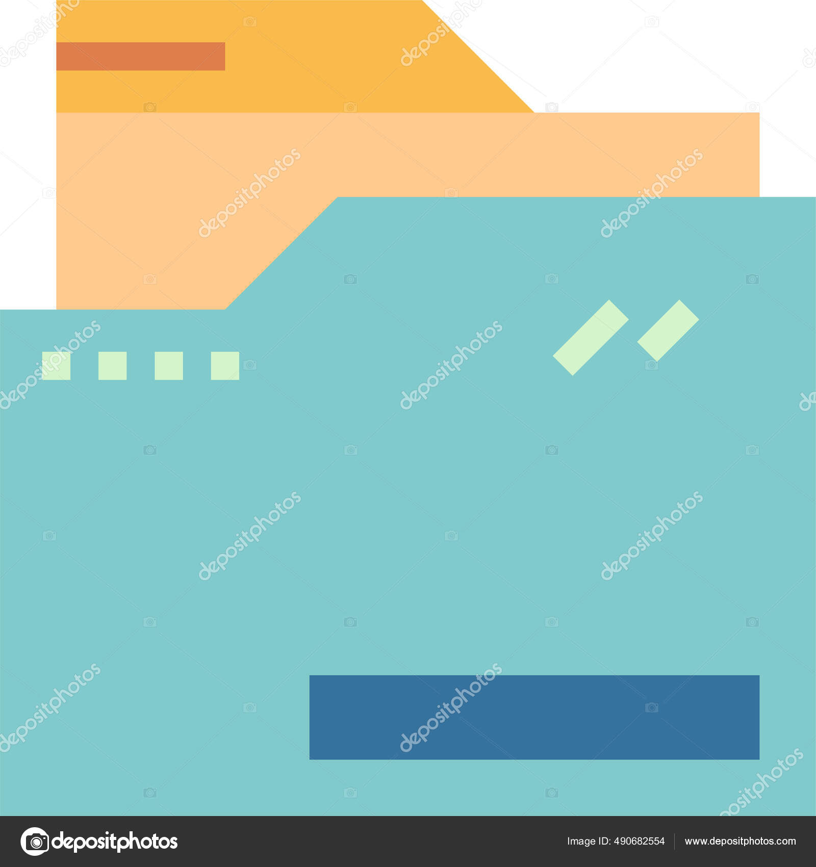 Ikona Datového Souboru Plochém Stylu Stock Vektor od ©iconfinder 490682554