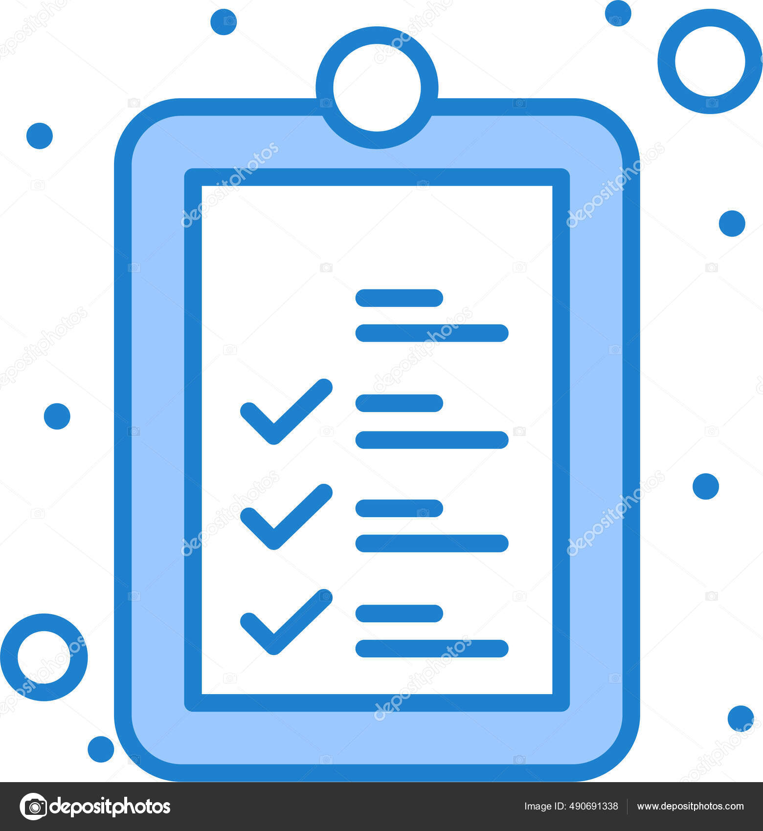 Check List Icono Del Producto Vector de stock por ©iconfinder 490691338