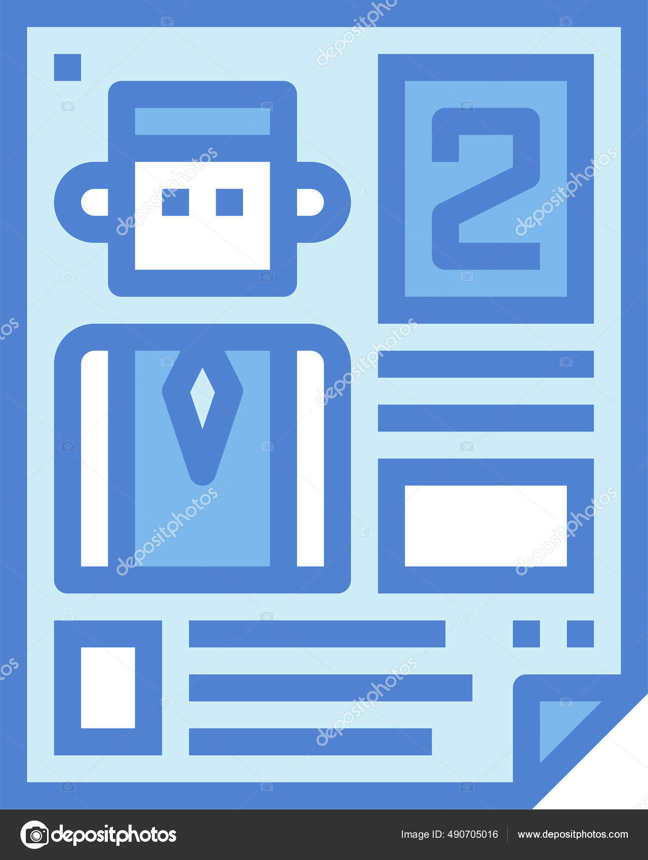 Advertising Brochure Information Icon Stock Vector Image by ©iconfinder ...