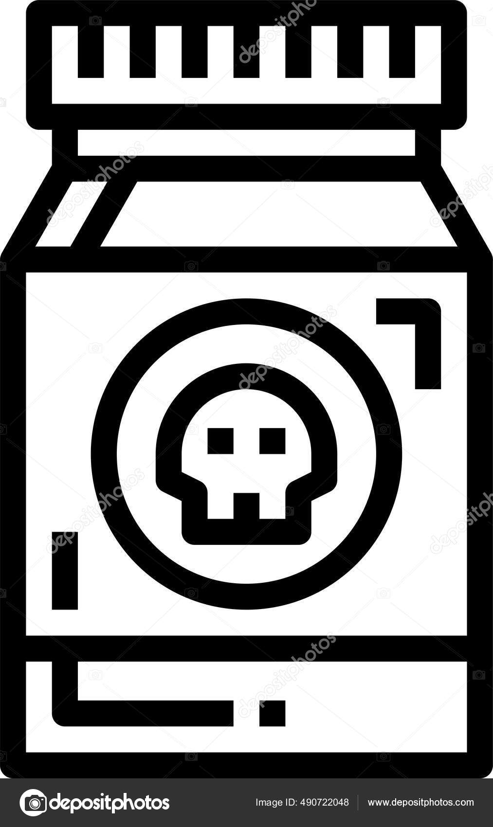 Drug Medication Pharmacy Icon Law Enforcement Category Stock Vector ...