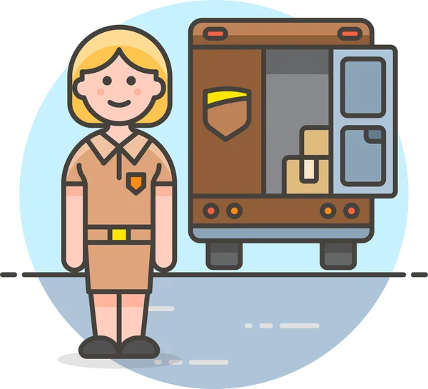 Women Truck Drivers Clipart