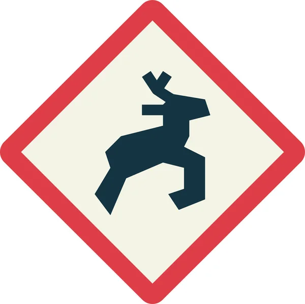 Wild animals ahead sign Stock Photos, Royalty Free Wild animals ahead ...