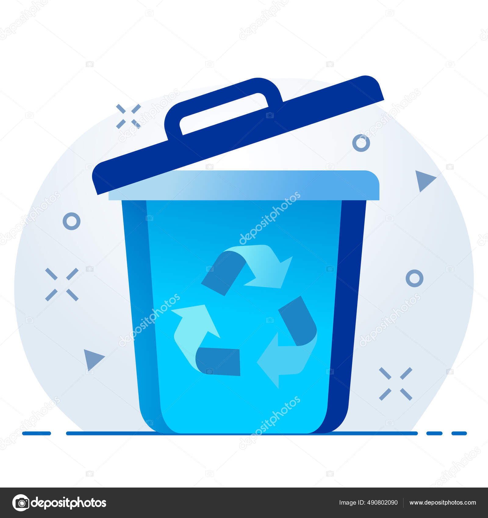 Bin Delete Dustbin Icon Stock Vector Image by ©iconfinder #490802090