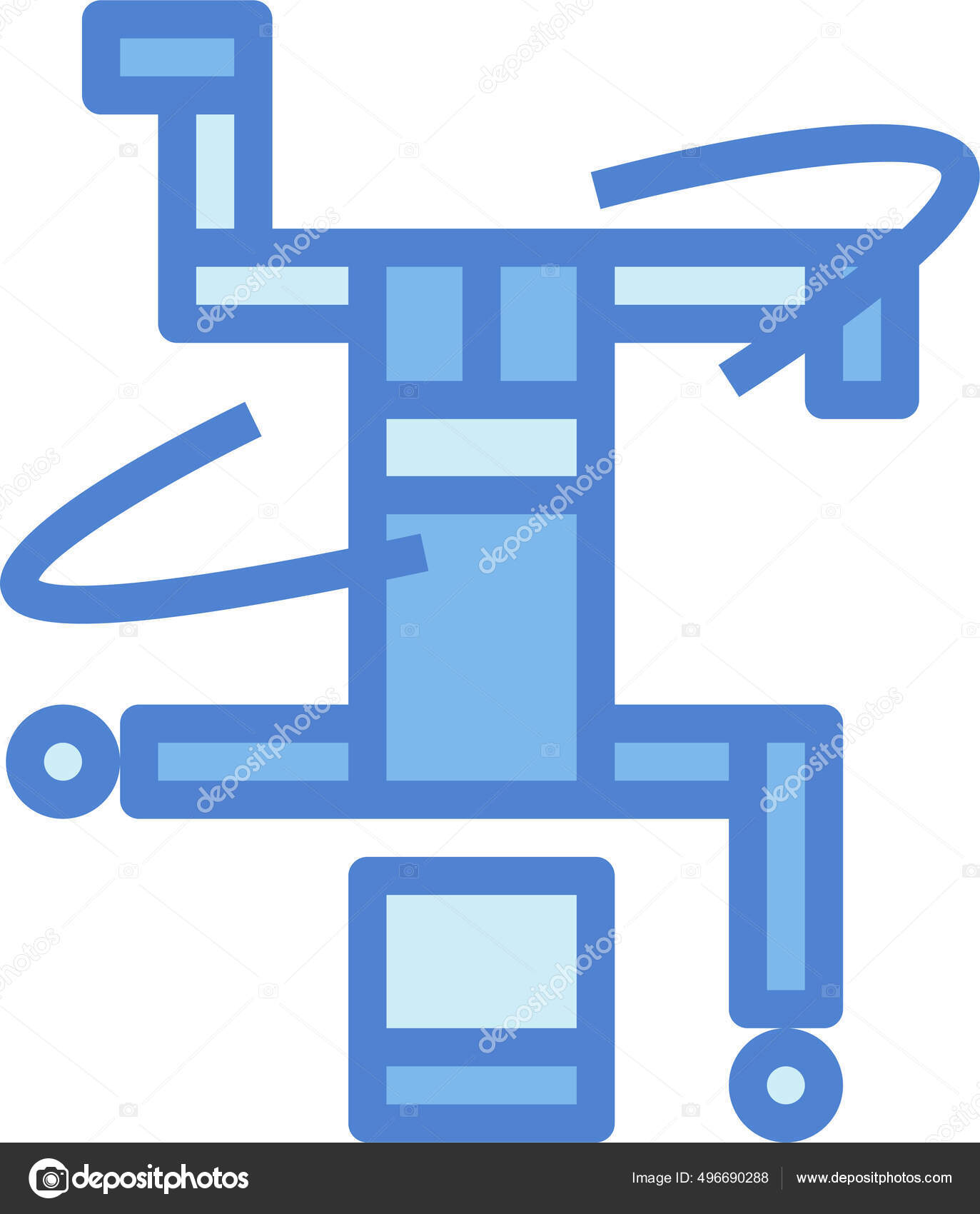 Breakdance Dance Step Icon Filled Outline Style Stock Vector by ...