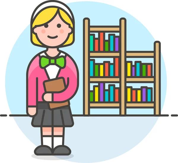 Kid Librarian Clip Art