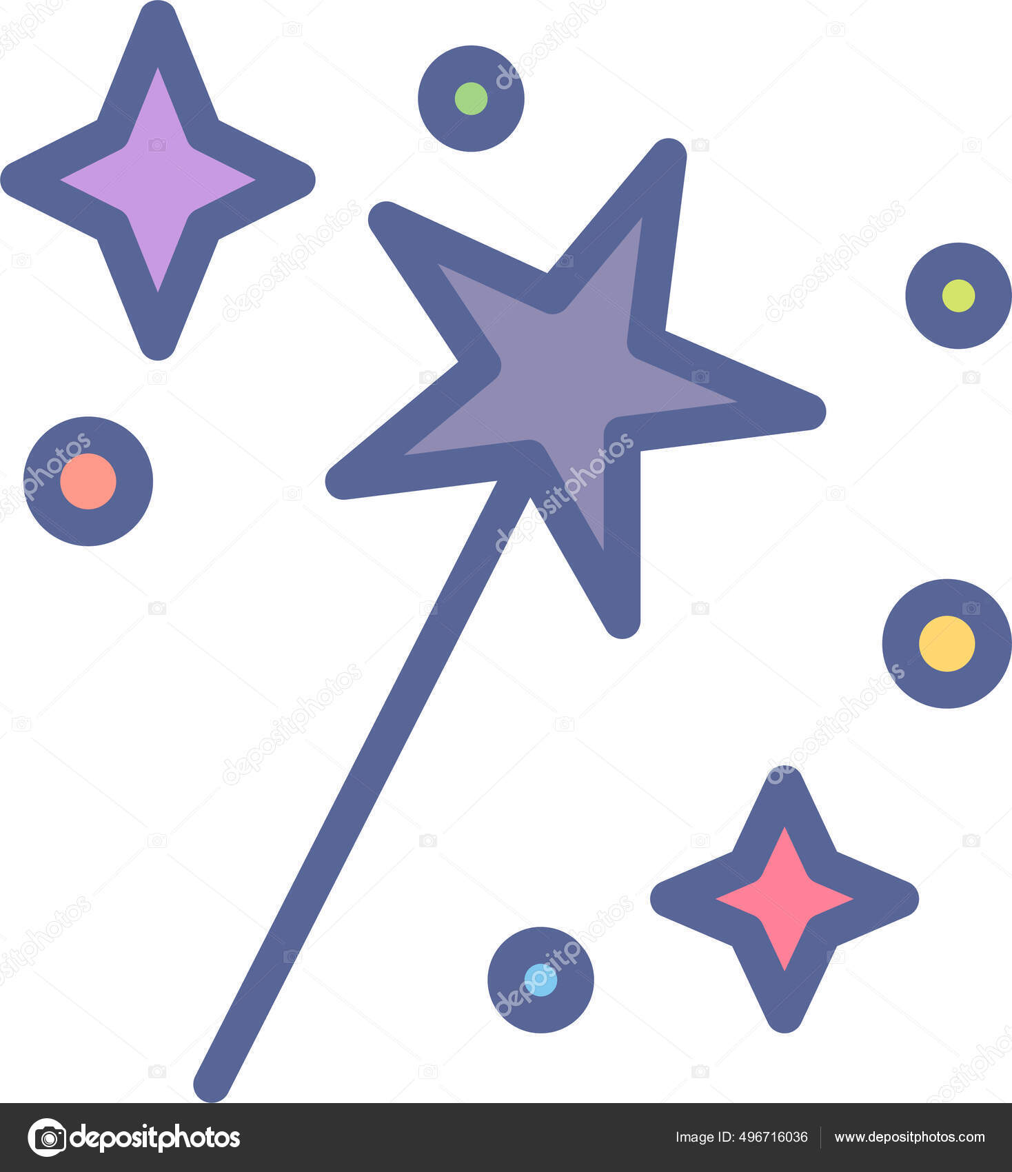 Fantasy Magic Magician Icon Stock Vector by ©iconfinder 496716036