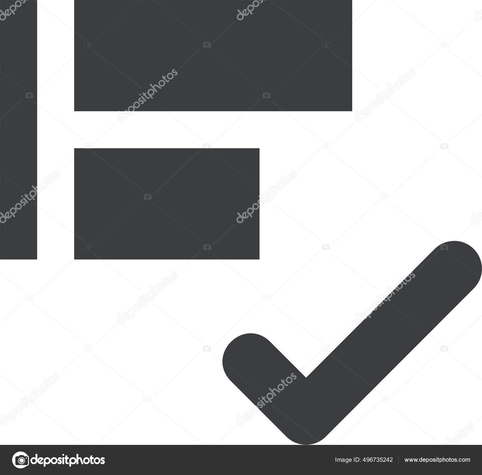 Align Alignable Alignment Icon Solid Style Stock Vector Image by ...