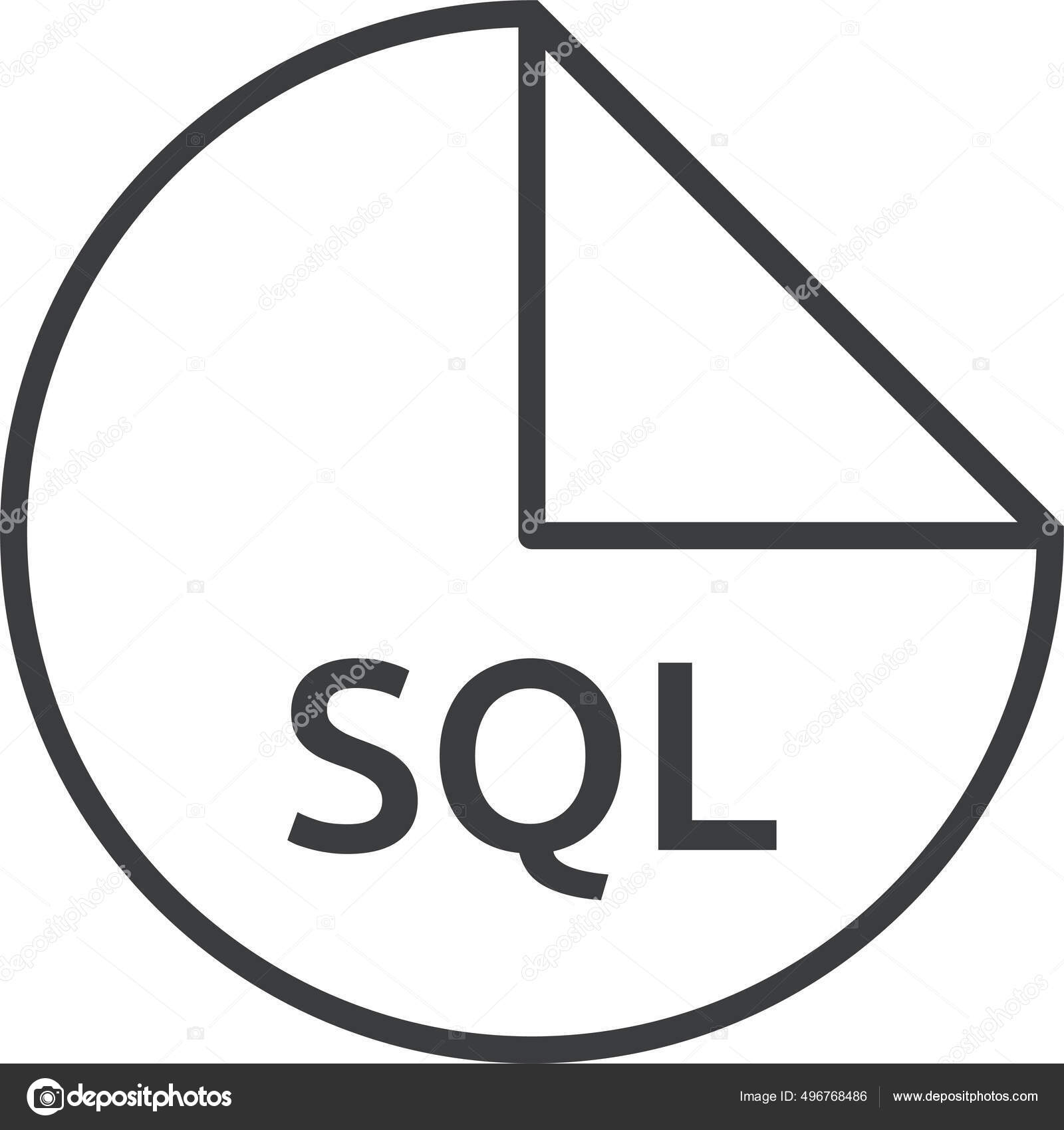 File Format Sql Icon Outline Style Stock Vector by ©iconfinder 496768486 File Format Sql Icon Outline Style Stock Vector by ©iconfinder 496768486