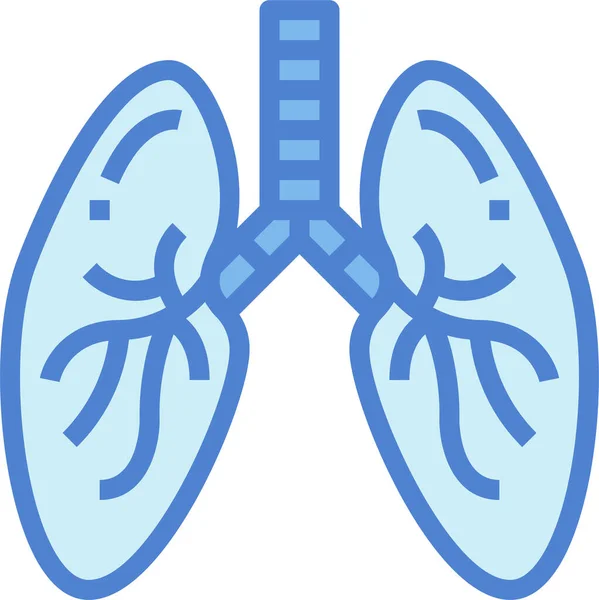 Anatomy Breath Lungs Icon Solid Style Stock Vector by ©iconfinder 469990936