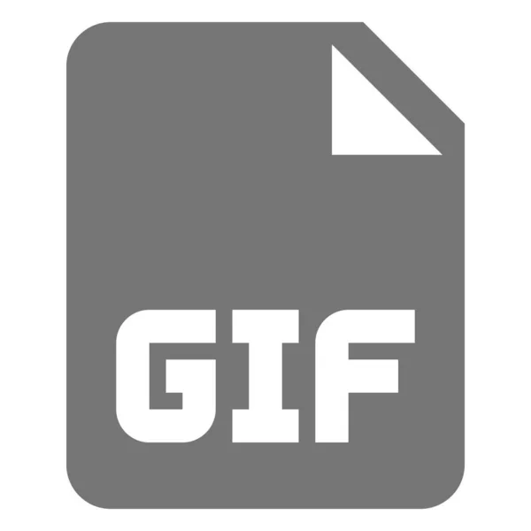 Animated File File File Gif Icon Outline Style Stock Vector by ...