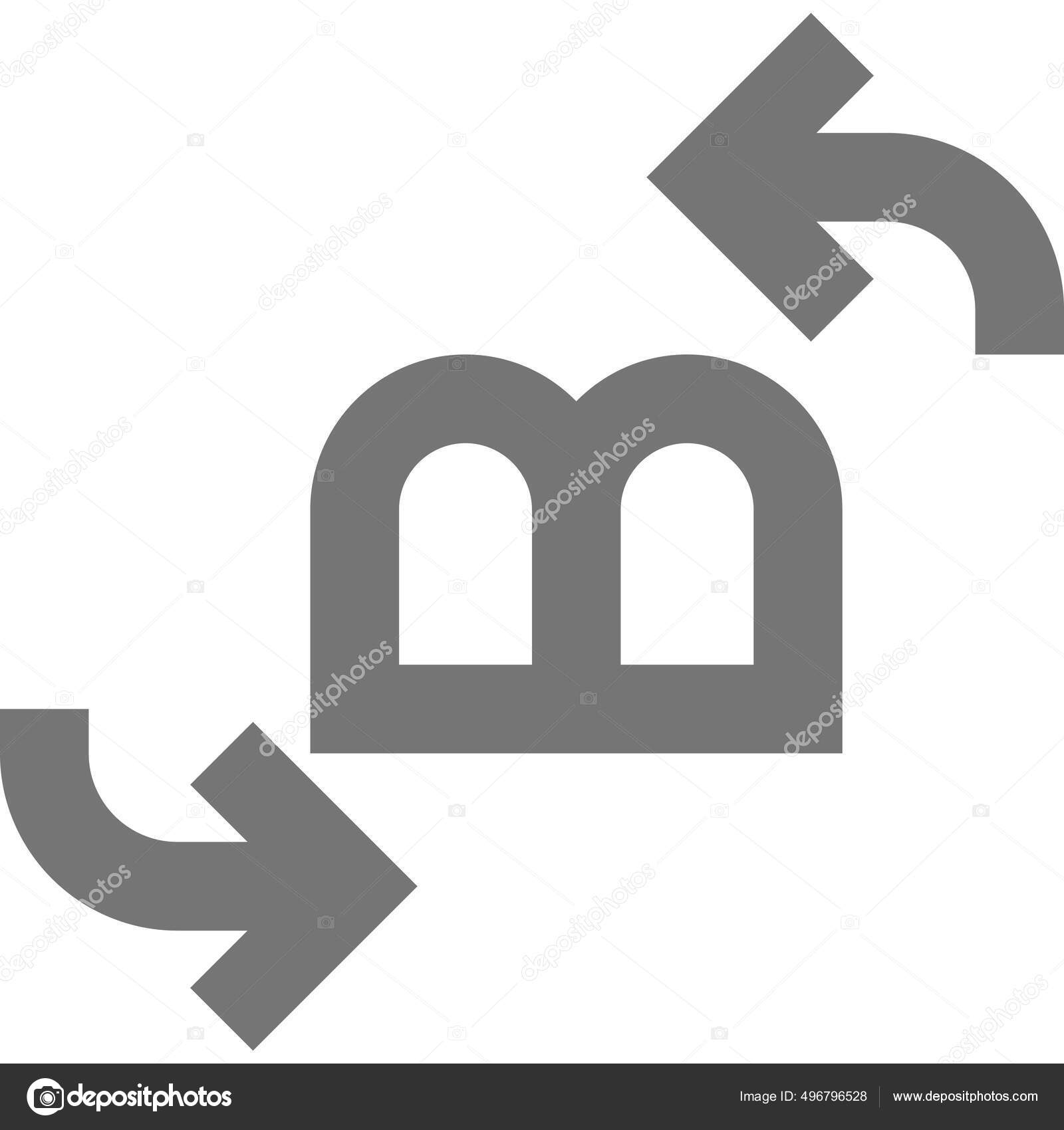 Arrows Fingers Rotate Left Icon Outline Style Stock Vector by ...