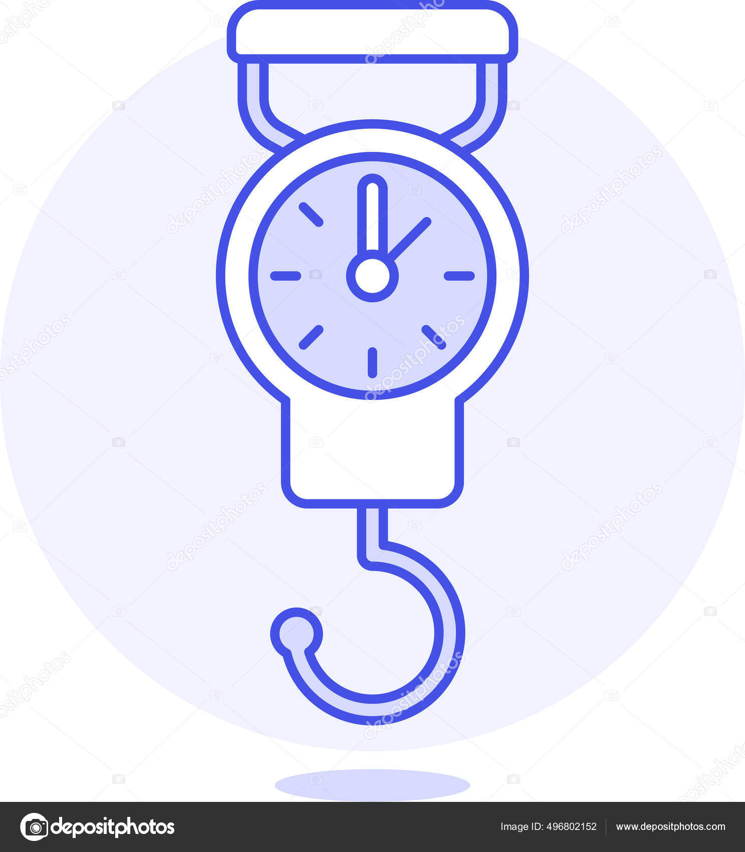 Spring Scale Clip Art