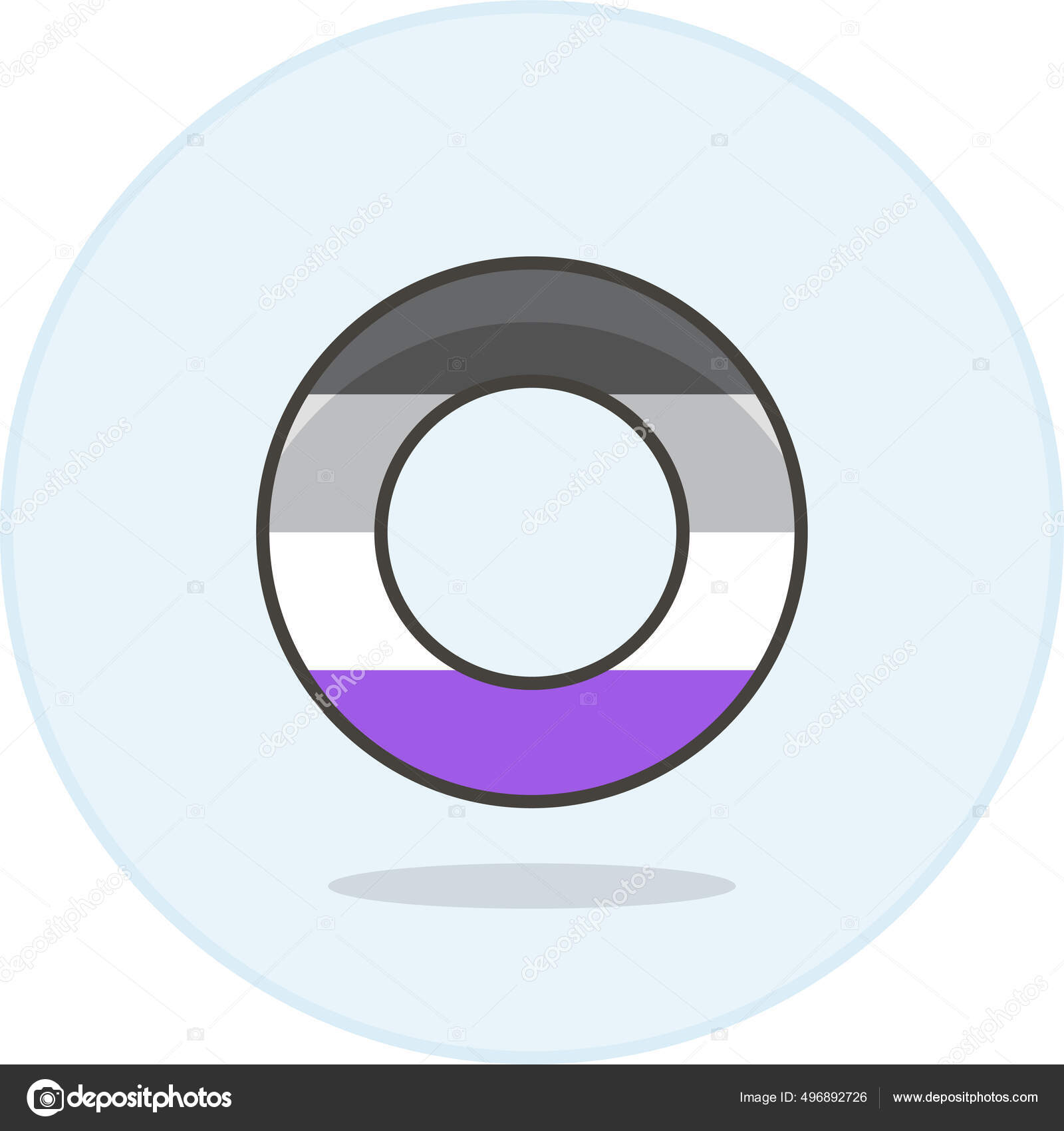 Agender Asexual Icono Vector de stock por ©iconfinder 496892726