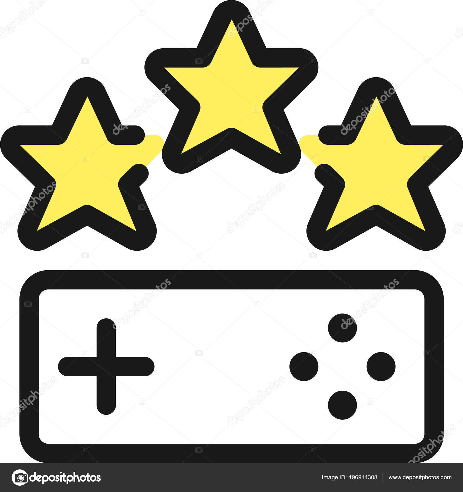 Video Game Wii Icon Filled Outline Style Stock Vector by ©iconfinder ...