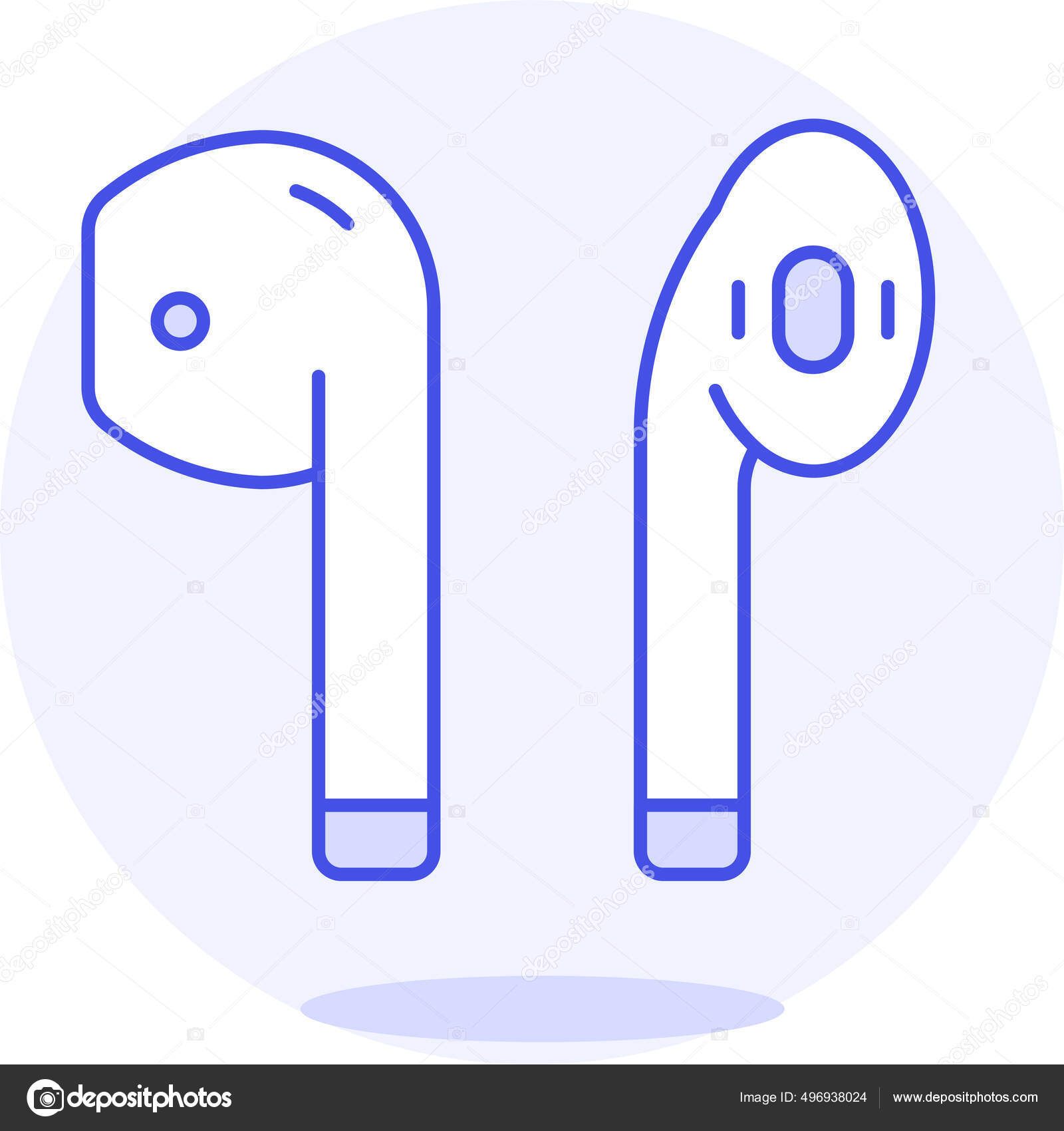 Earbuds Outline
