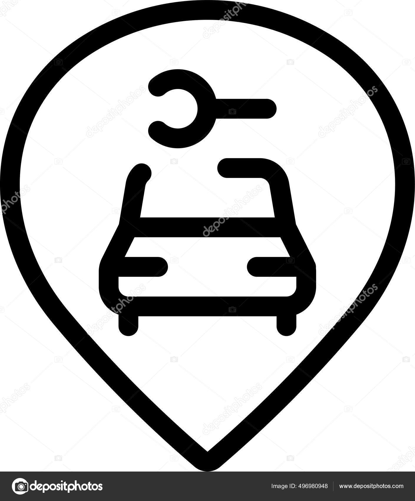 Map Repair Navigation Icon Outline Style Stock Vector by ©iconfinder ...