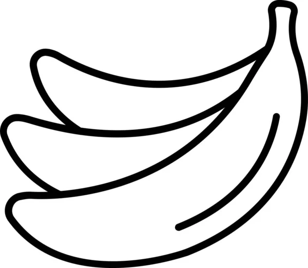 Ikon Buah Buahan Pisang Dalam Gaya Outline Vektor Stok oleh ©iconfinder ...