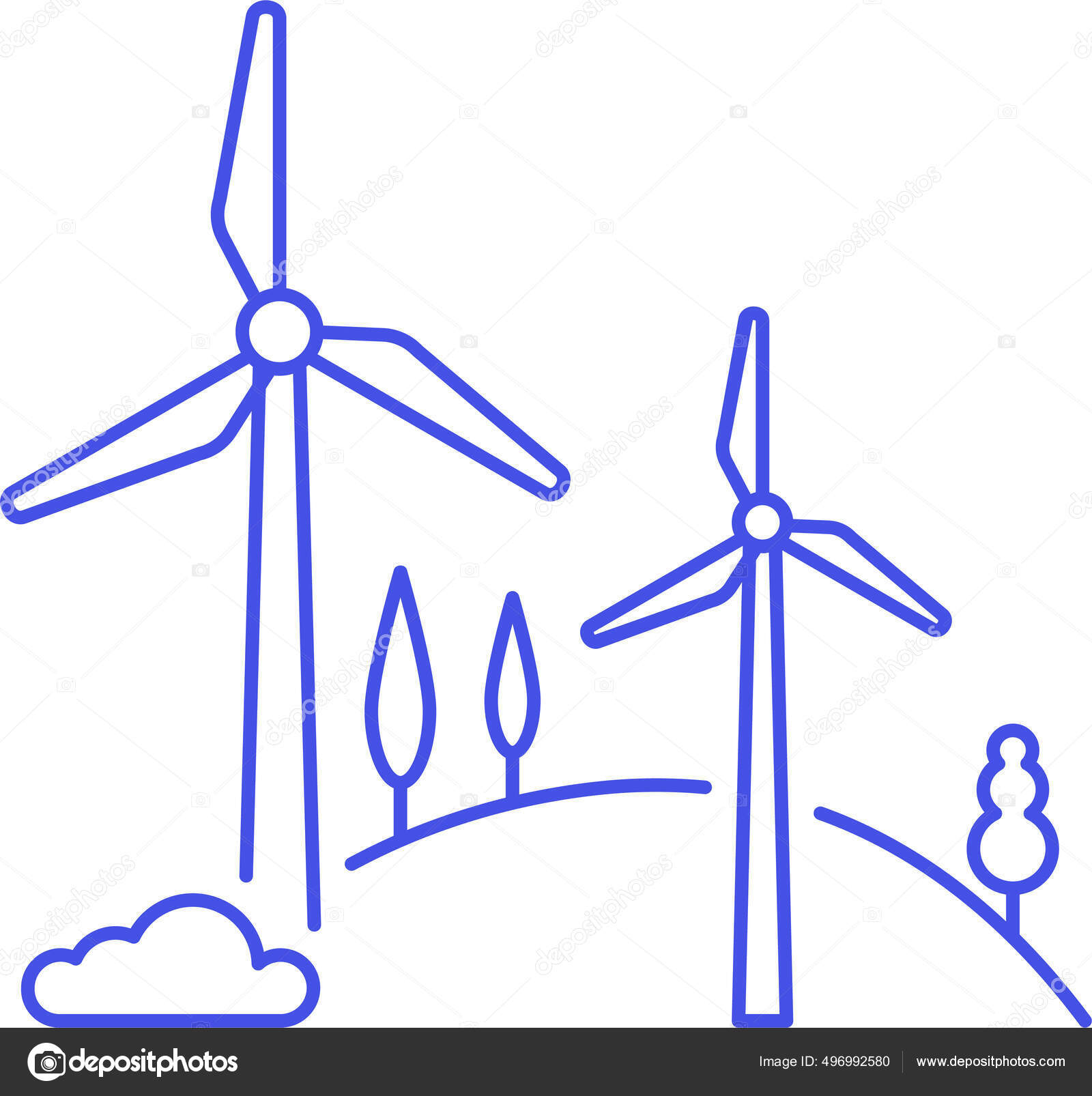 Converter Energy Farm Icon Ecology Environmentalism Category Stock ...