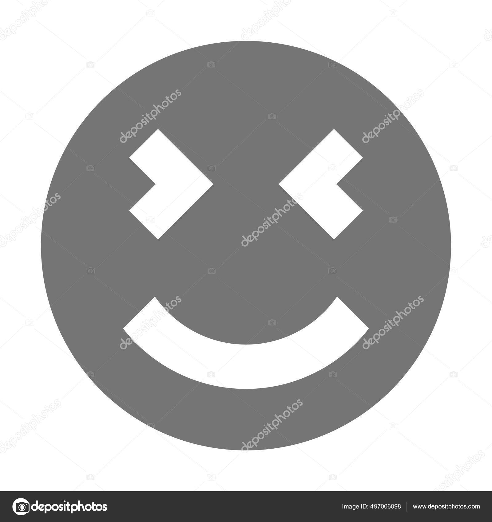 Smile Cringe Emoji Icon Solid Style Stock Vector by ©iconfinder #497006098