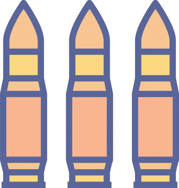 Ammo Ammunition Army Icon Outline Style Stock Vector by ©iconfinder 483779640